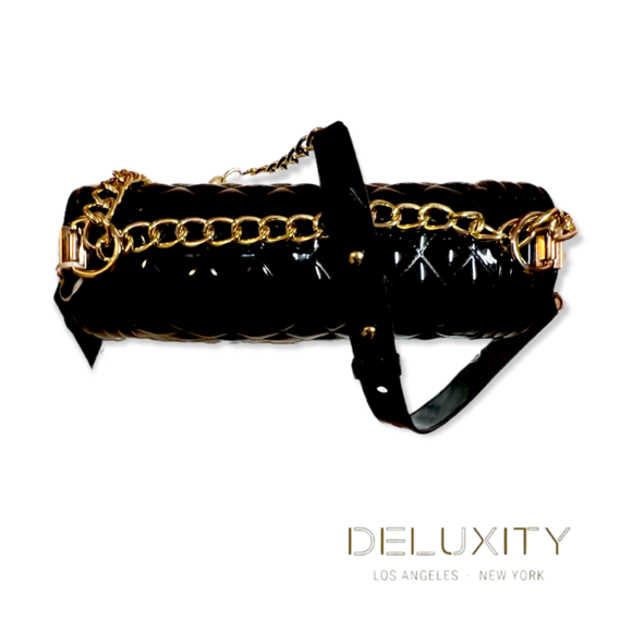 Deluxity | Bags | Nwt Deluxity La Convertible Black Gold Chain ...